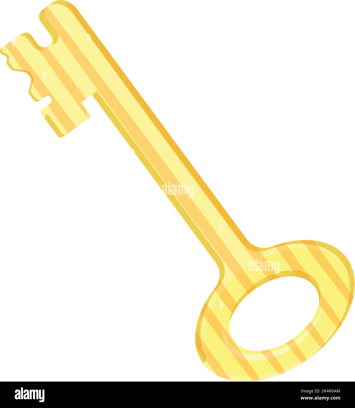 Cartoon old key Cut Out Stock Images & Pictures - Alamy