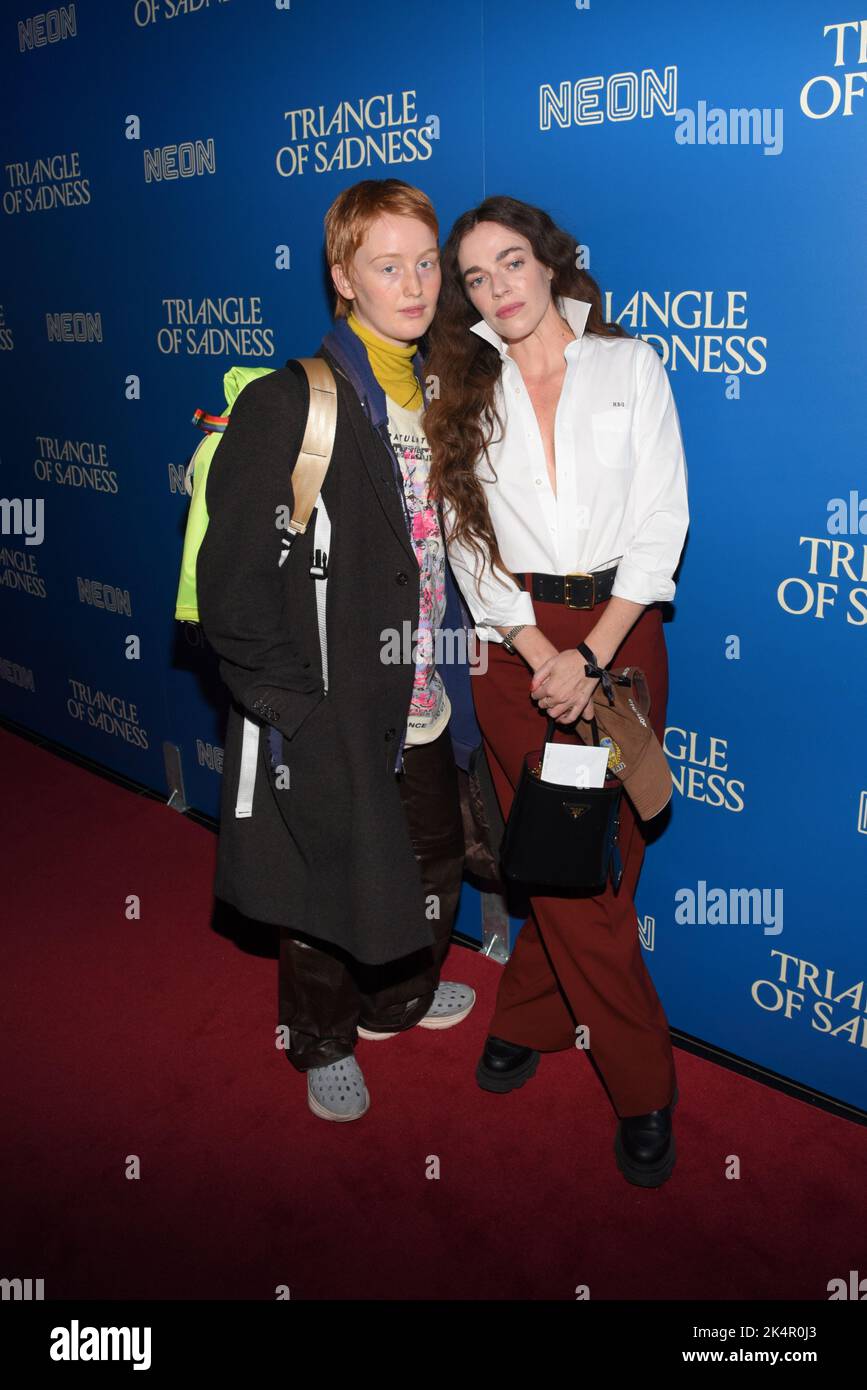 New York, NY, US, October 3, 2022, Bobby Salvor Menuez and Hailey Gates ...