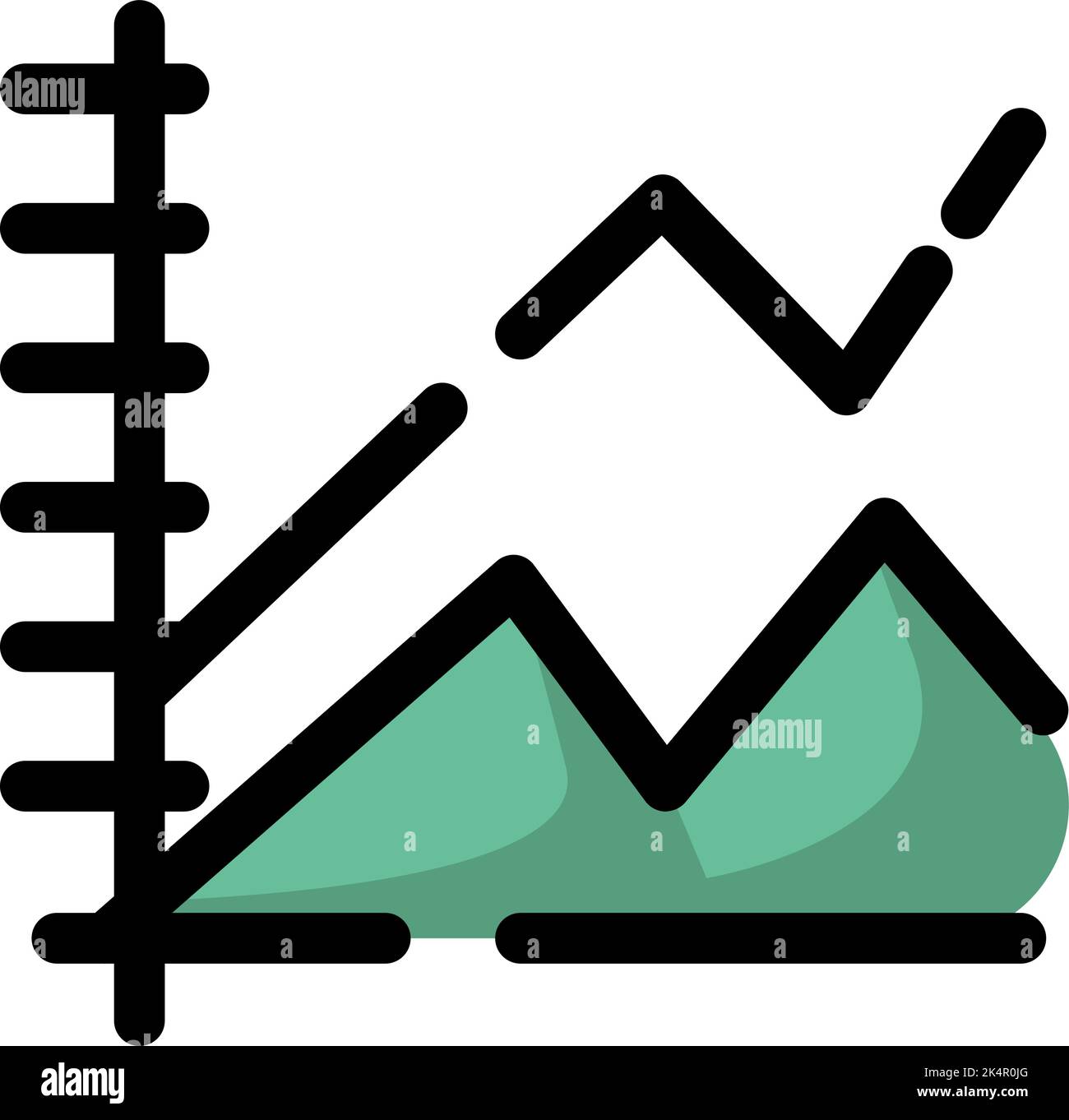 Banking analysis, illustration, vector on a white background Stock ...