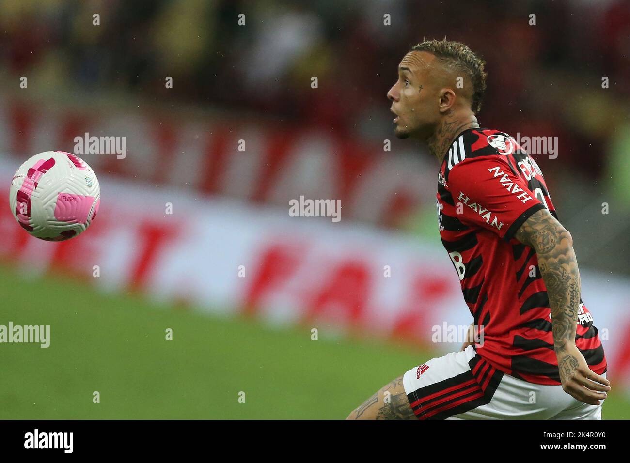 Rio De Janeiro, Brazil. 03rd Oct, 2022. Everton Cebolinha do Flamengo ...