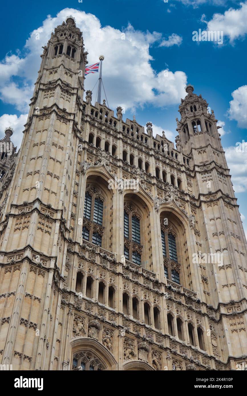 westminster abbey tower in london uk Stock Photo - Alamy