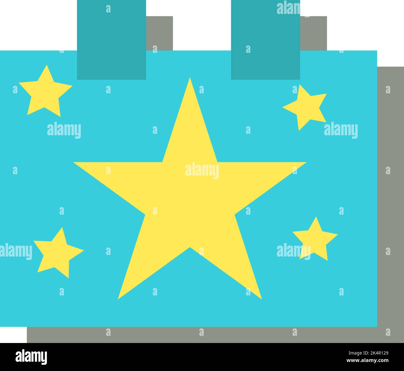 Birthday calender, illustration, vector on a white background Stock ...