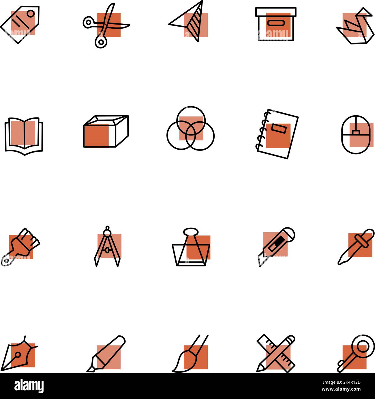 Digital tools, illustration, vector on a white background Stock Vector ...