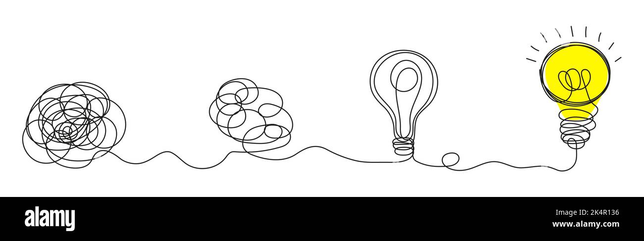 Brainstorming Vector Concept Process Of Solving Unleashing Idea Text