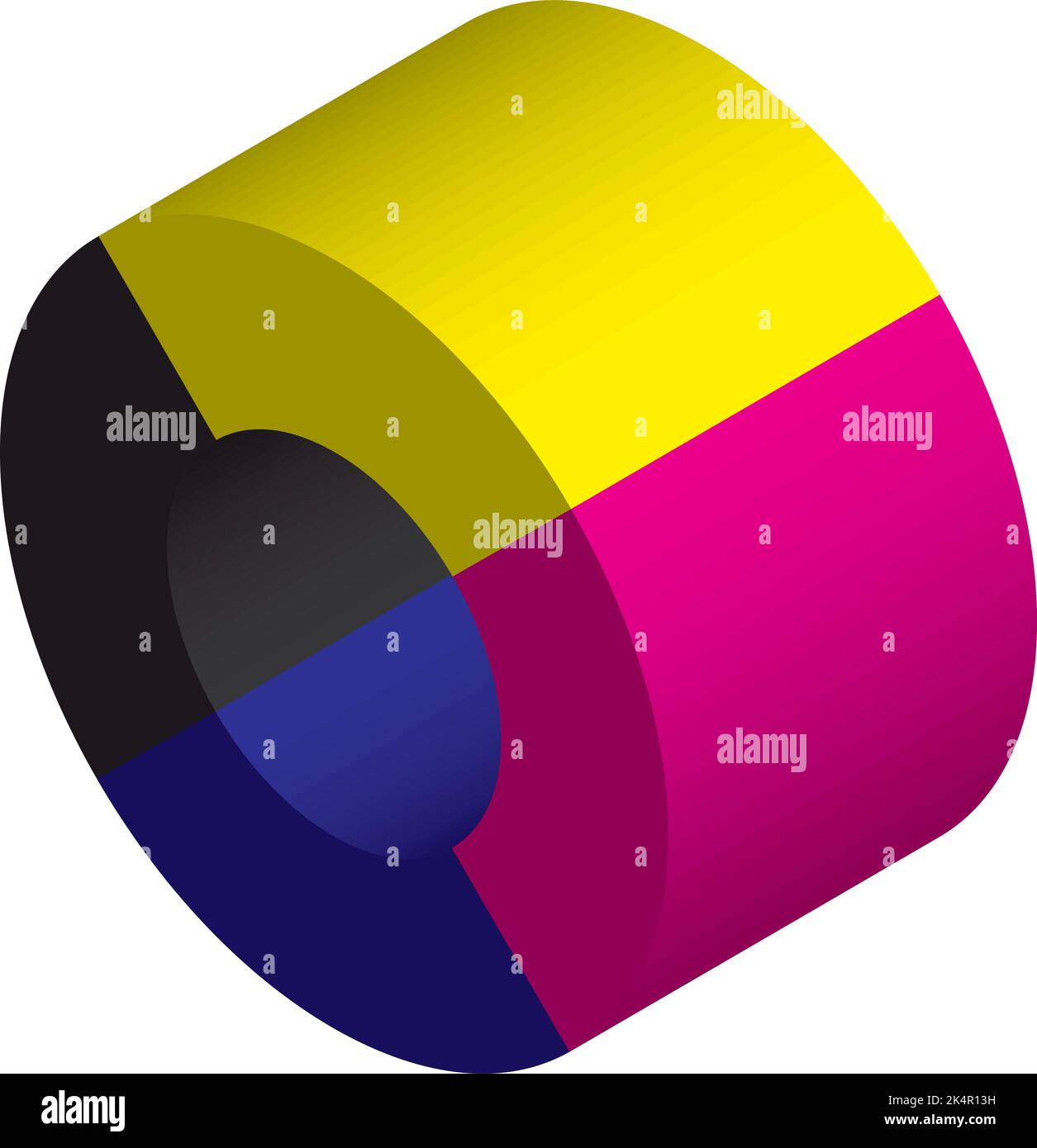 Circular chart graph progress Cut Out Stock Images & Pictures - Alamy
