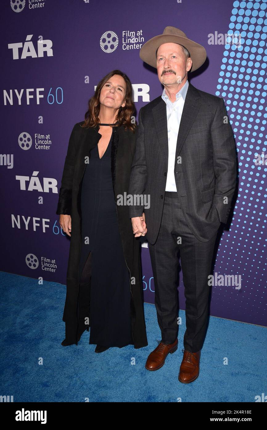 New York, NY, USA. 3rd Oct, 2022. Serena Rathbun, Todd Field at arrivals for The 60th New York ...