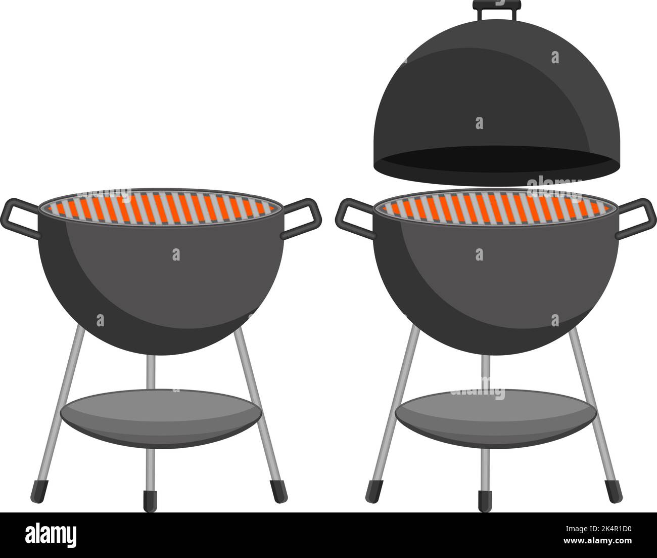 Two grills hi-res stock photography and images - Alamy