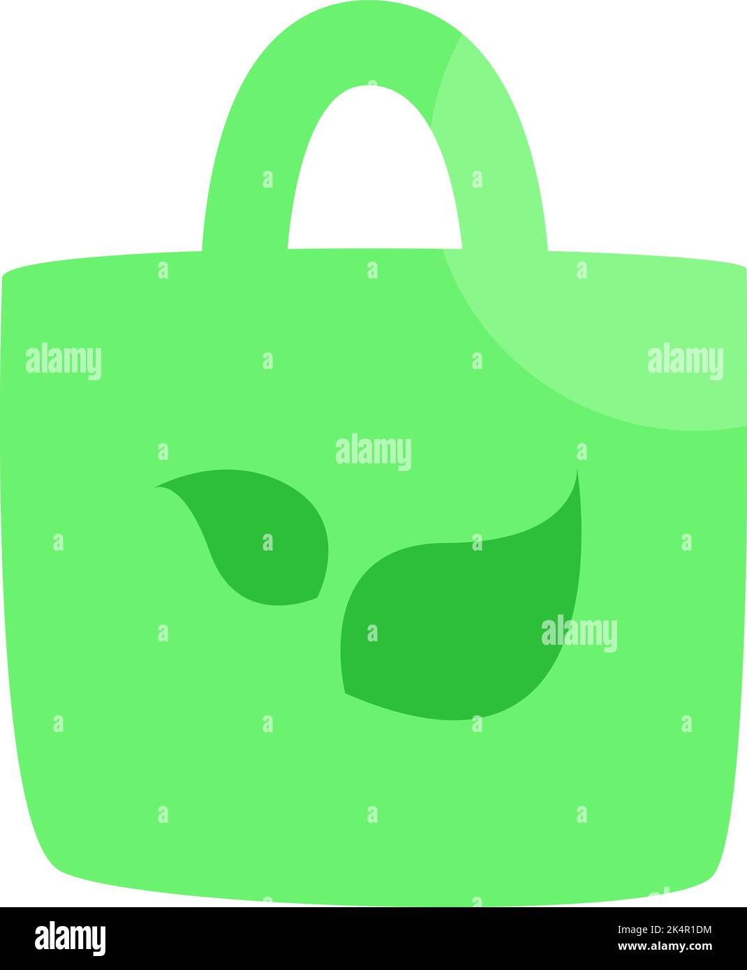 Healthy food grocery bag green Stock Vector Images - Alamy