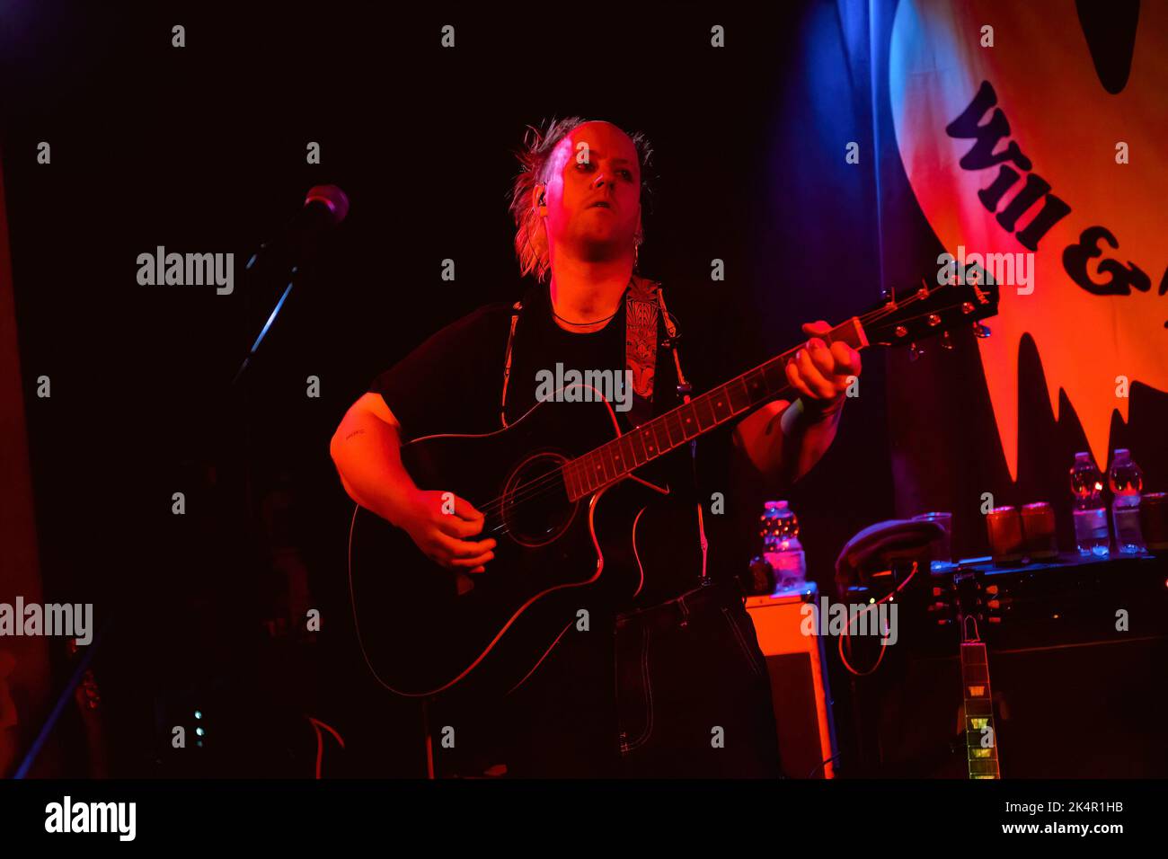 Jamie Rendle of the British rock band Will and the People performs live ...