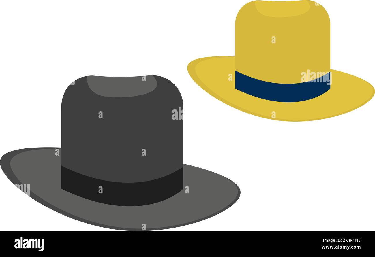 Hats on head Stock Vector Images - Alamy