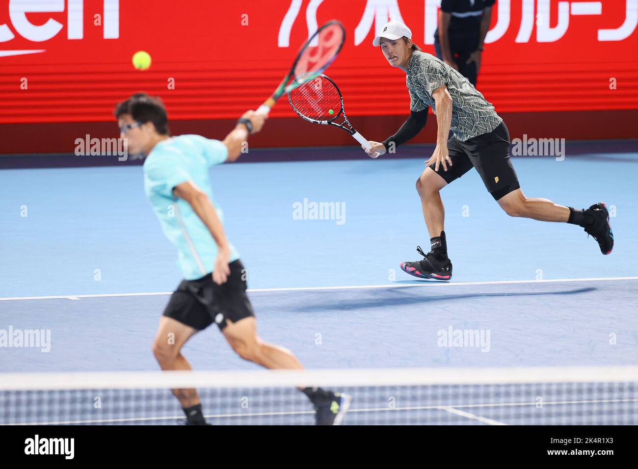 Ariake Colosseum, Tokyo, Japan. 3rd Oct, 2022. Toshihide Matsui Kaito Uesugi (JPN), OCTOBER 3 ...