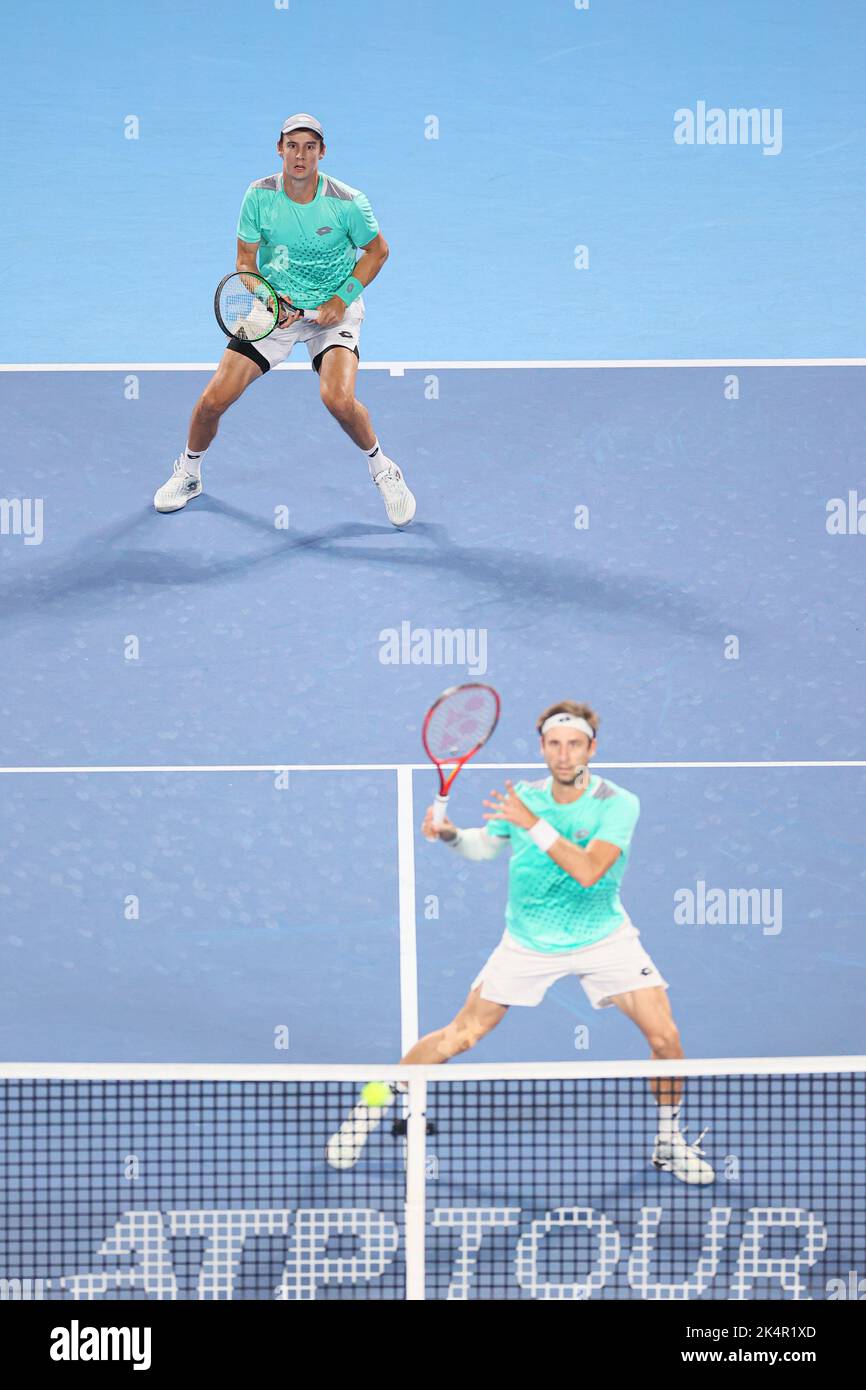 Ariake Colosseum, Tokyo, Japan. 3rd Oct, 2022. Sander Gille Joran ...