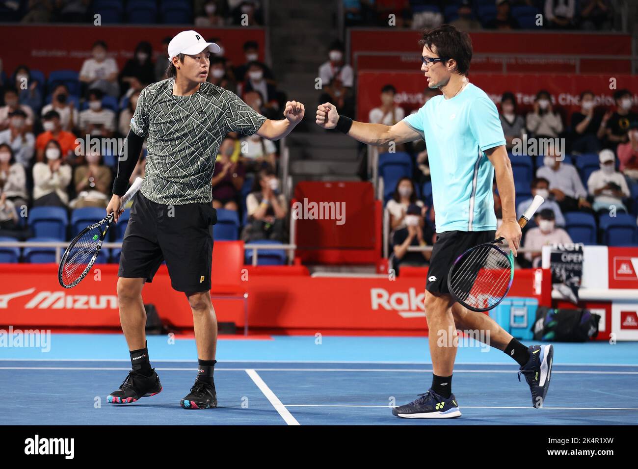 Ariake Colosseum, Tokyo, Japan. 3rd Oct, 2022. Toshihide Matsui Kaito Uesugi (JPN), OCTOBER 3 ...