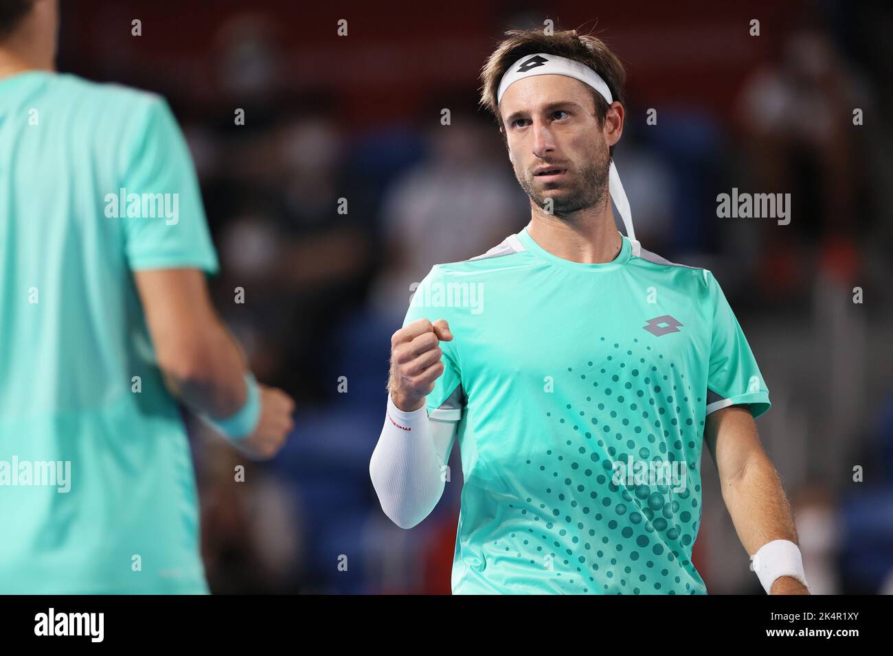 Ariake Colosseum, Tokyo, Japan. 3rd Oct, 2022. Sander Gille Joran ...