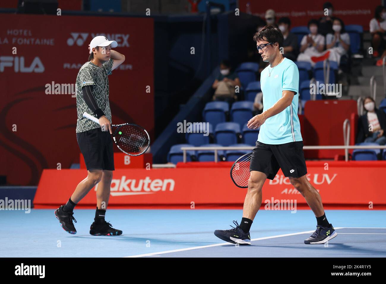 Ariake Colosseum, Tokyo, Japan. 3rd Oct, 2022. Toshihide Matsui Kaito Uesugi (JPN), OCTOBER 3 ...