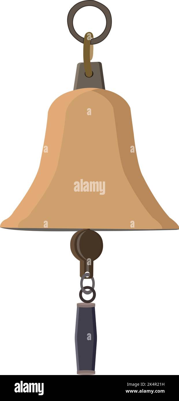 Holiday bell hanging on Stock Vector Images - Alamy