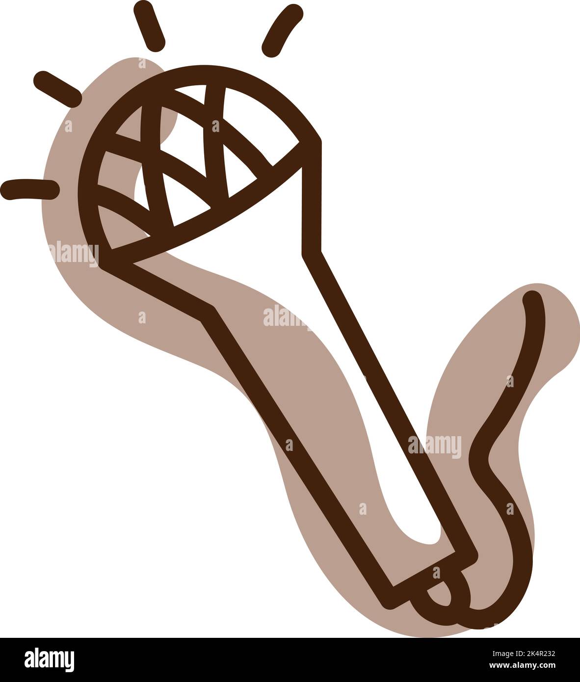 Woman singing microphone on Stock Vector Images - Alamy