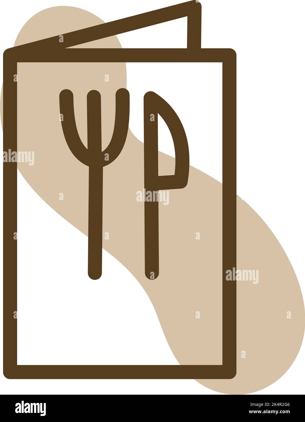 Restaurant menu mockup on Stock Vector Images - Alamy