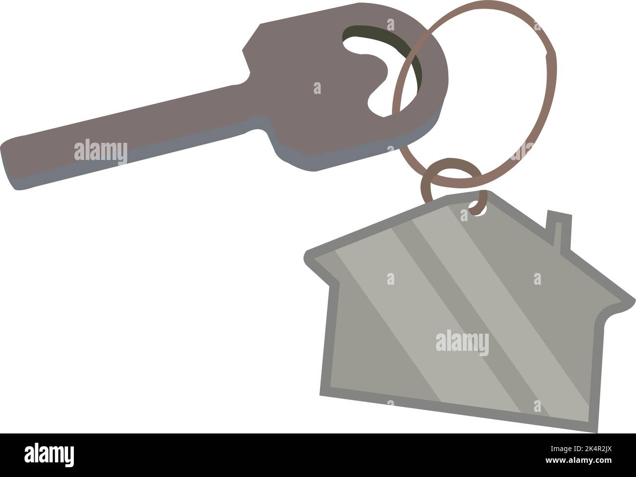 Keyring and house Stock Vector Images - Alamy