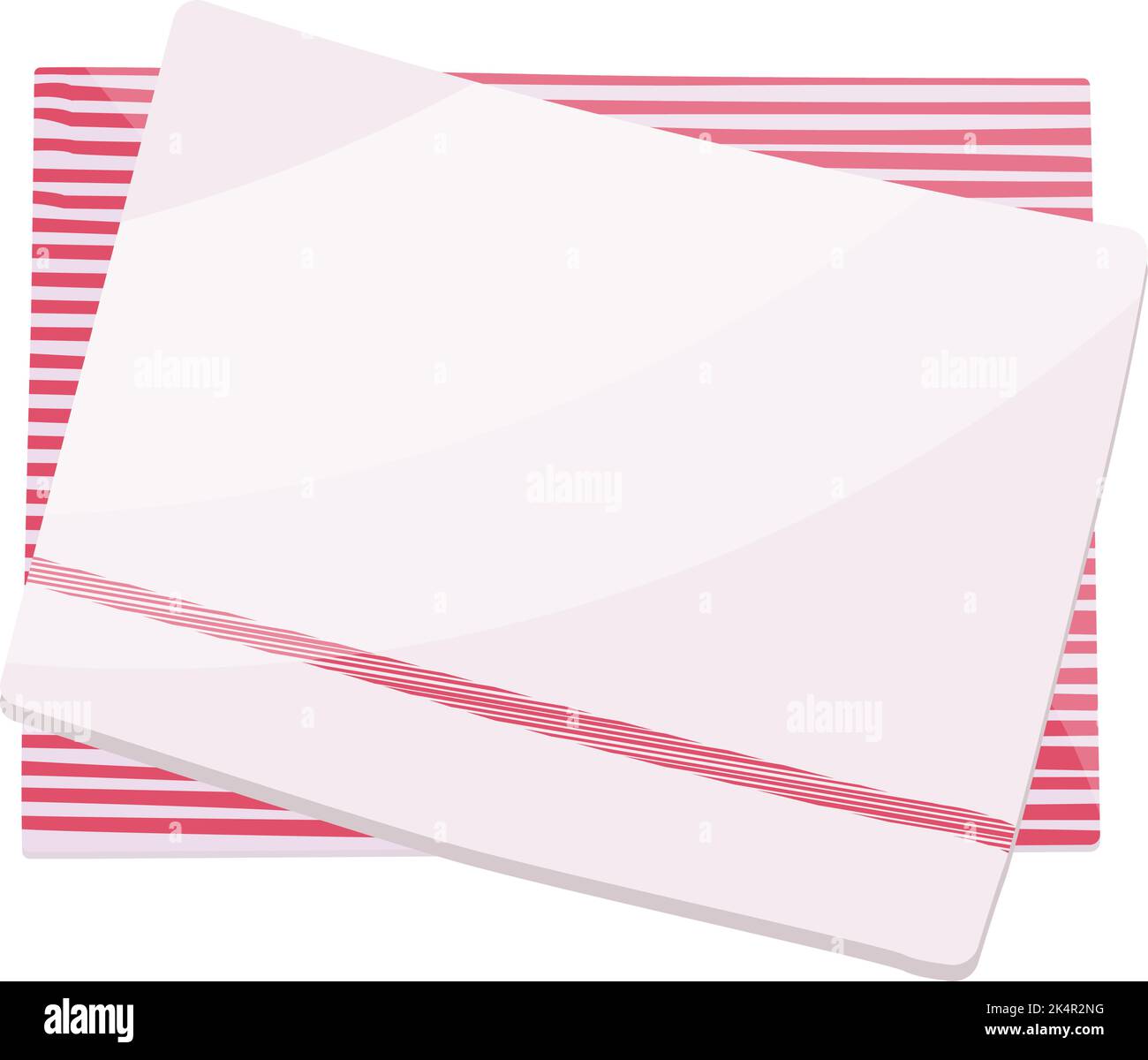 Towel on table Stock Vector Images - Alamy