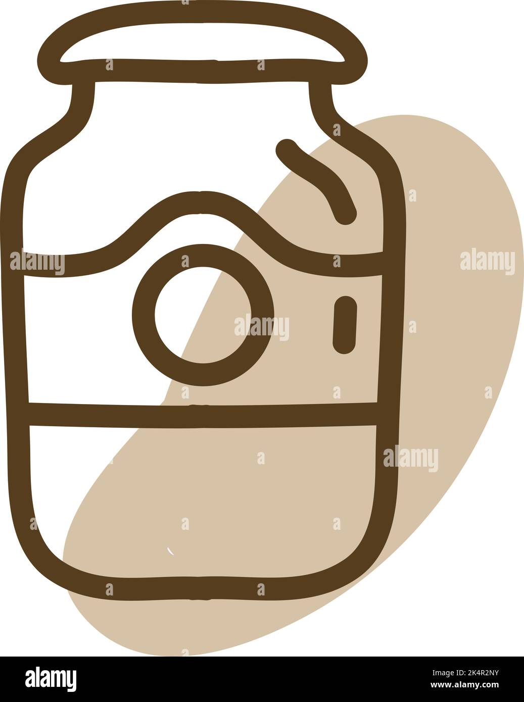 Pickle jar isolated Stock Vector Images - Alamy