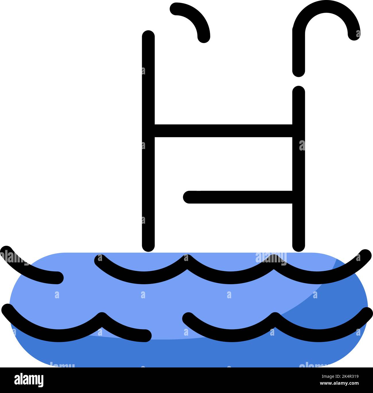 Resort hotel pool Stock Vector Images - Alamy