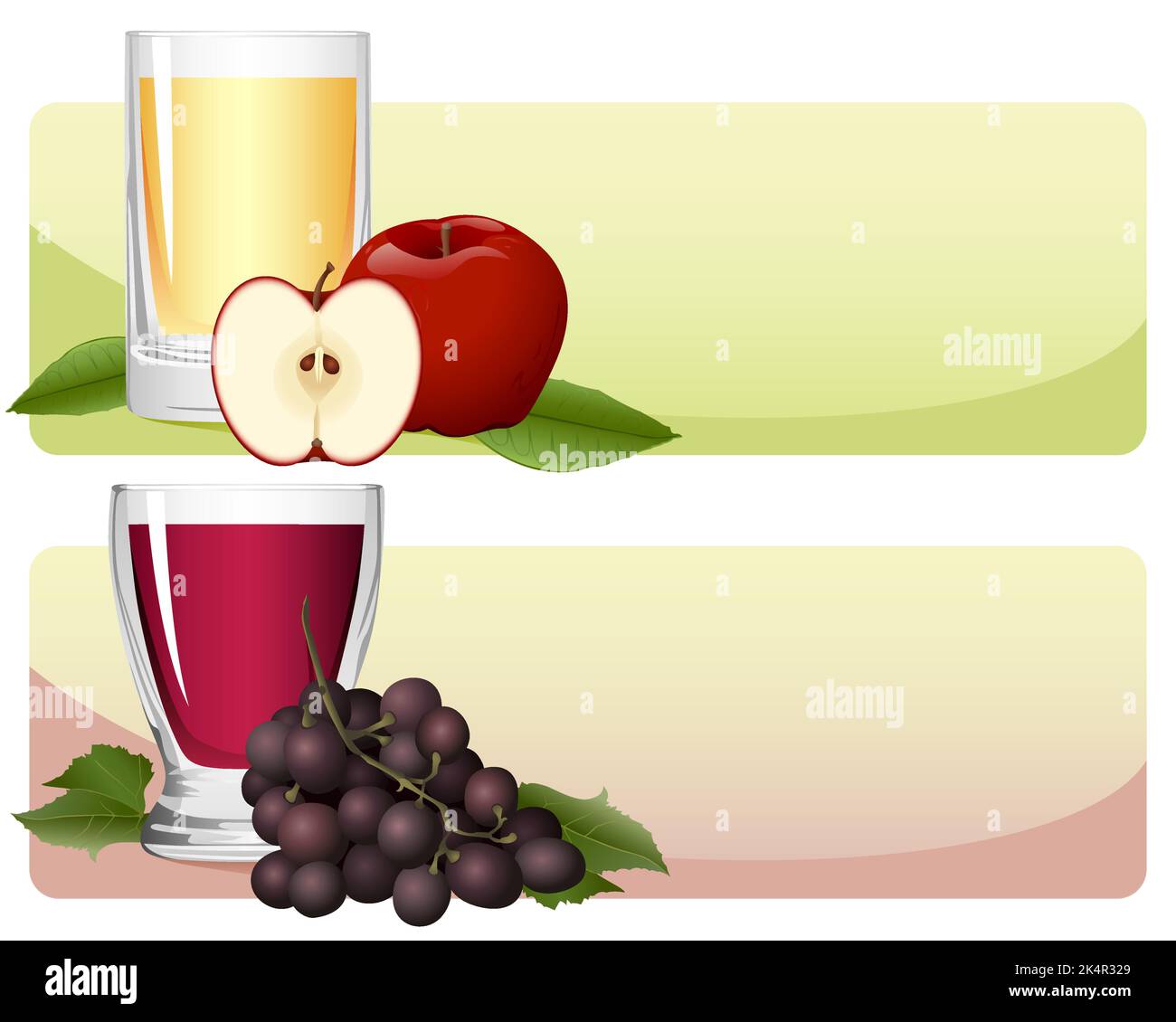 Clear apple juice Stock Vector Images - Alamy