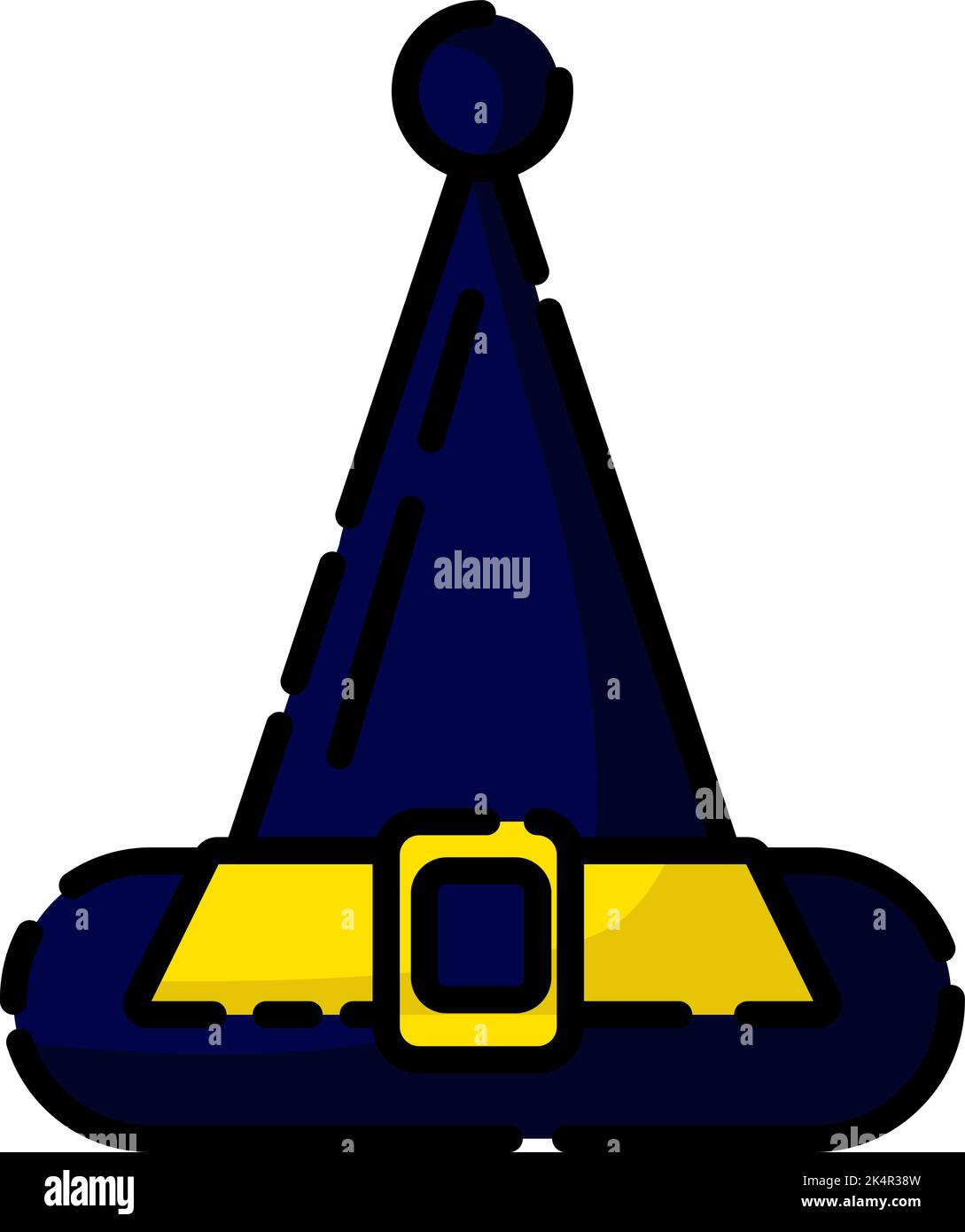 Pointed hat vector vectors hi-res stock photography and images - Alamy