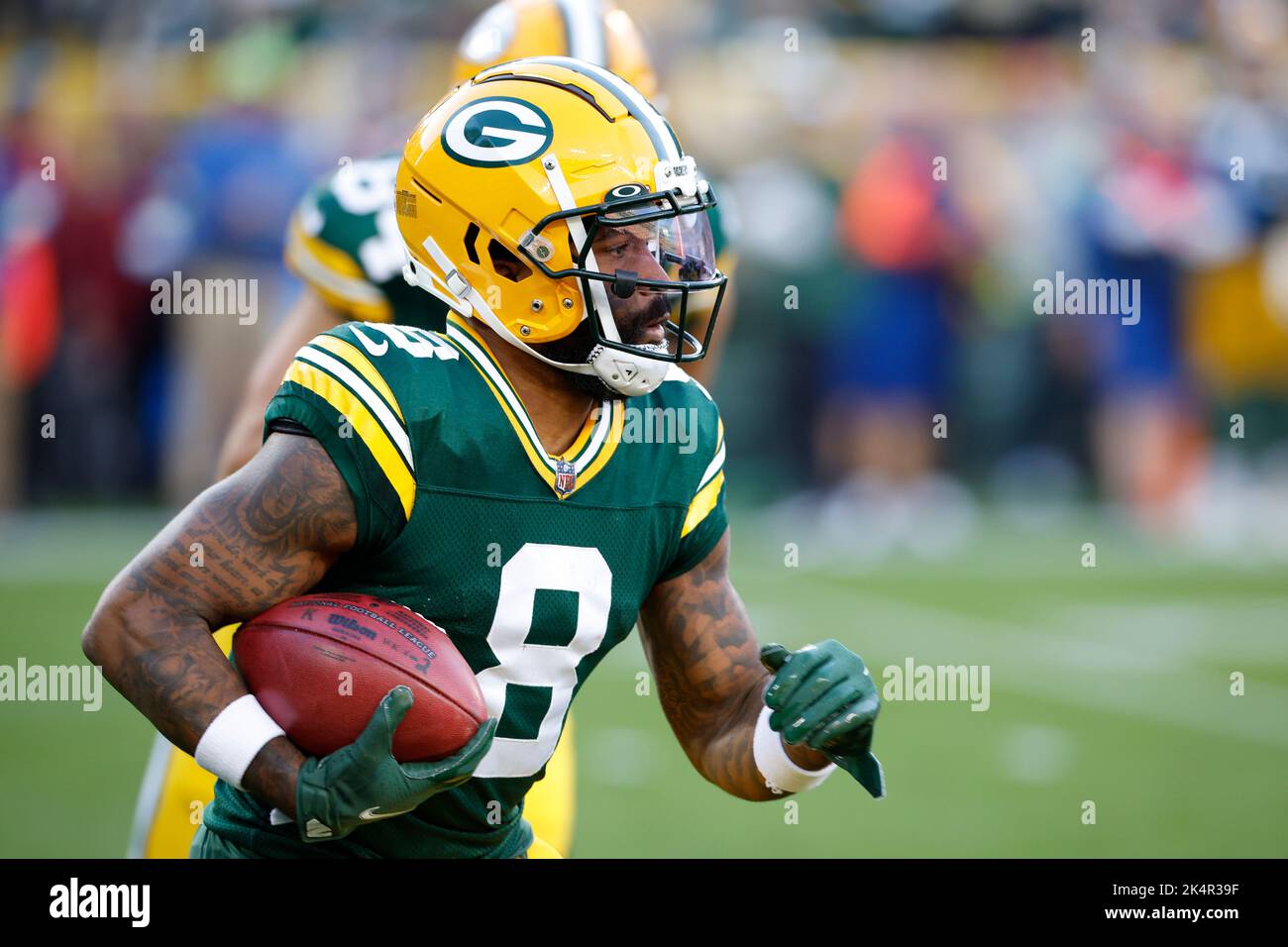 Green Bay, Wisconsin, USA. 2nd Oct, 2022. Green Bay Packers wide ...
