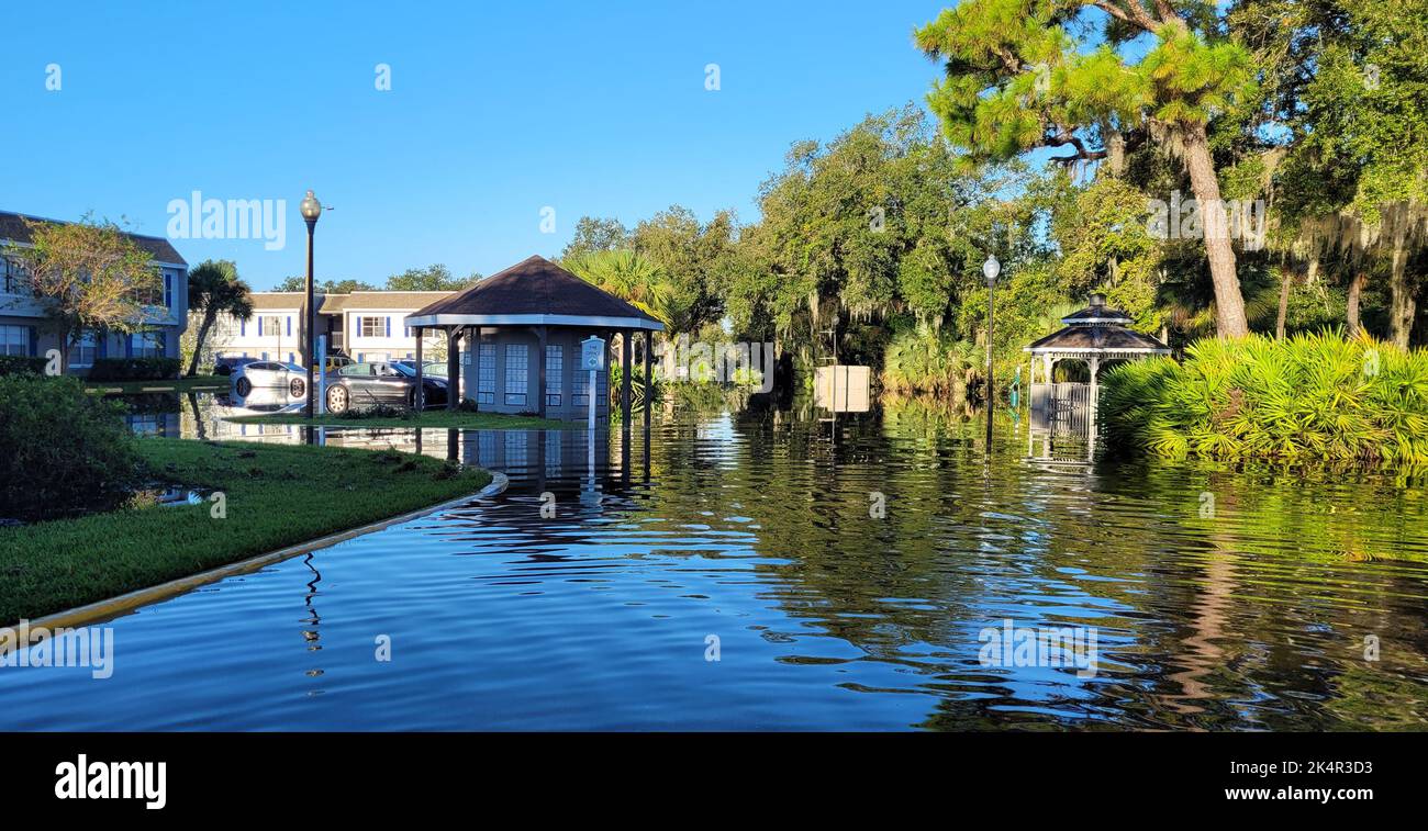 Orlando, October 1 2022 - UCF The Place Neighborhood Flooding by ...
