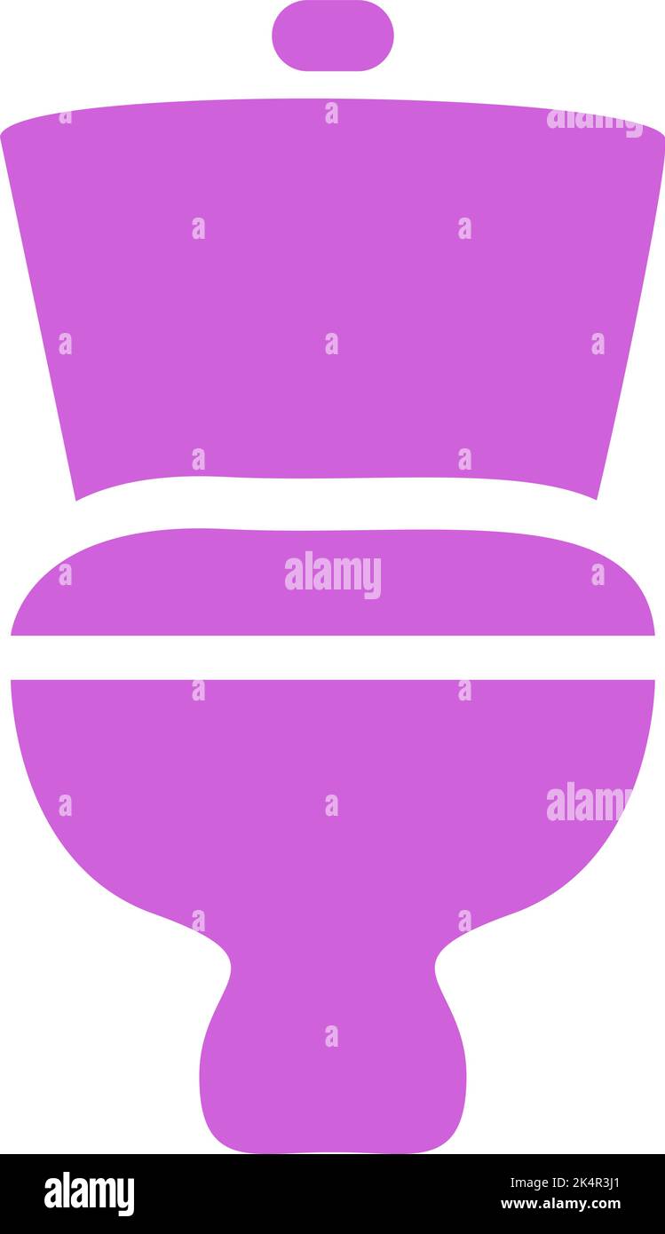 Toilet bowl, illustration, vector on a white background Stock Vector ...