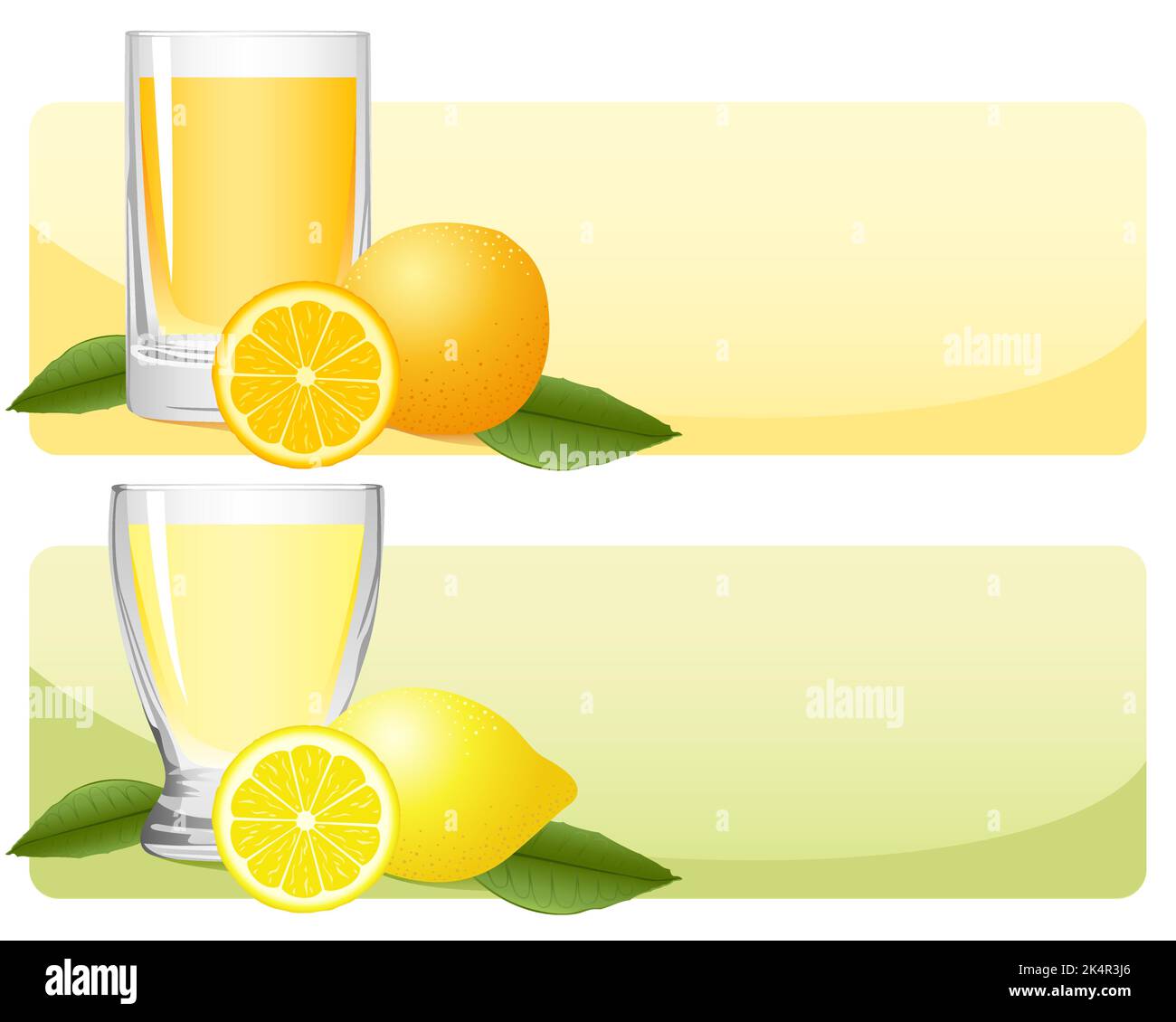 Two oranges glass orange Stock Vector Images - Alamy