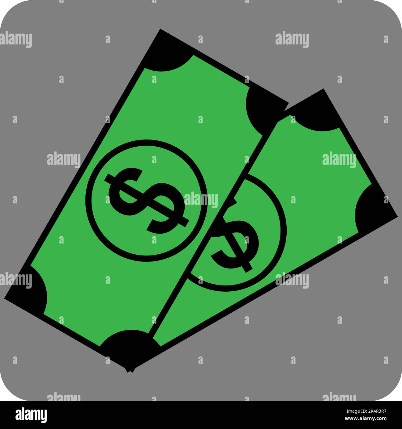 Finance dollar, illustration, vector on a white background Stock Vector ...