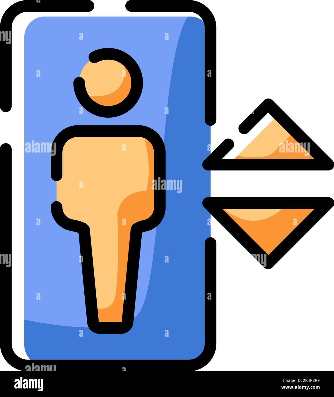 Hotel elevator, illustration, vector on a white background Stock Vector ...