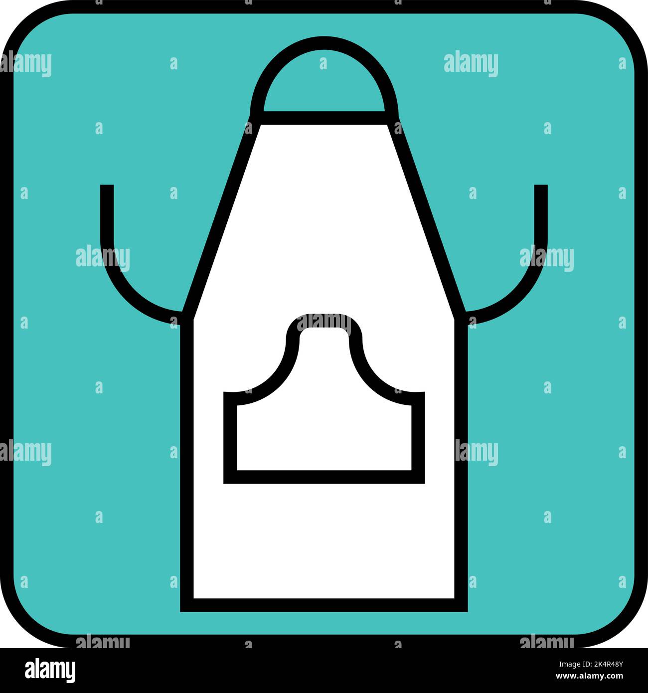 Man kitchen apron Cut Out Stock Images & Pictures - Alamy
