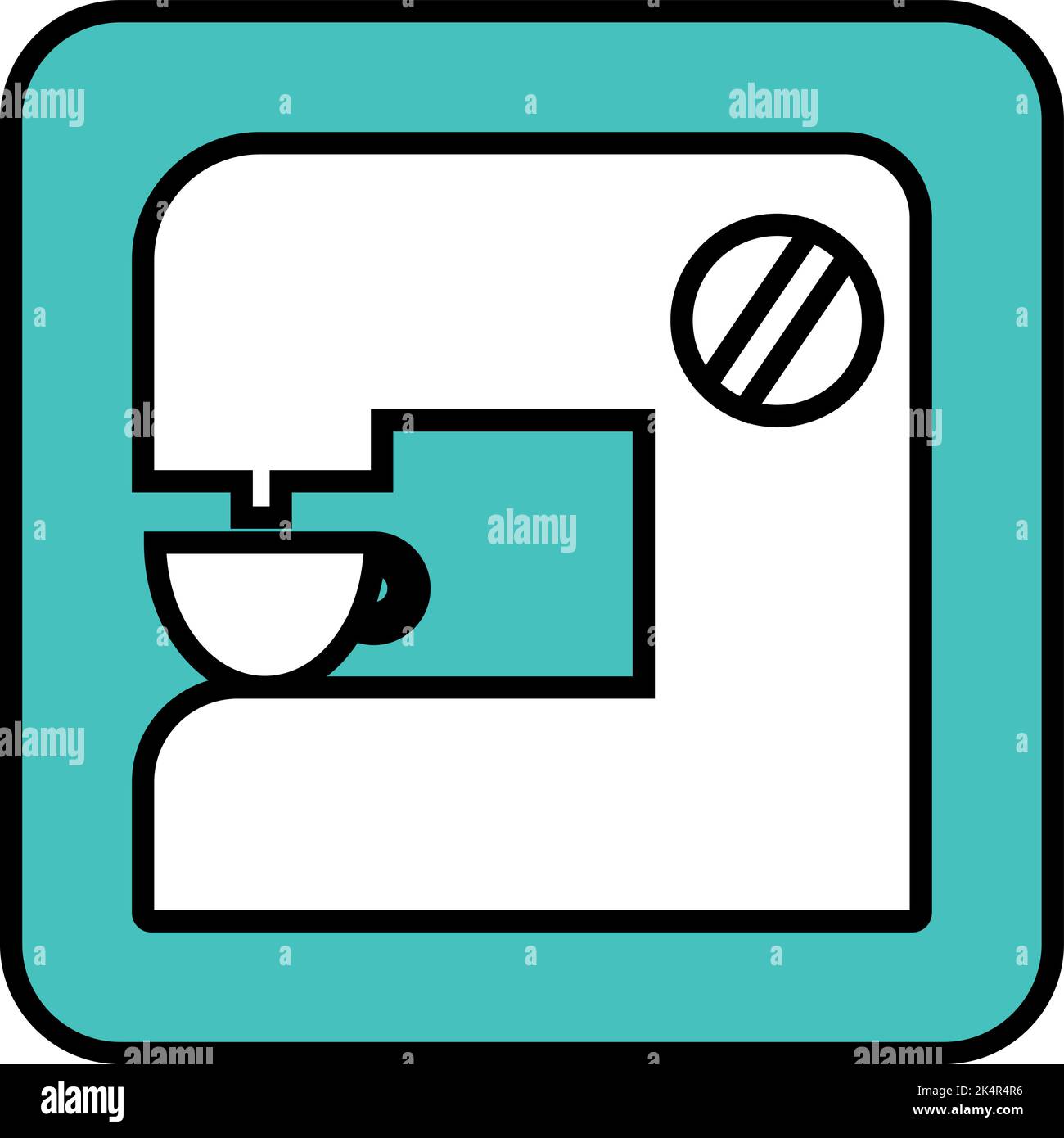 Icon coffee machine Stock Vector Images - Alamy