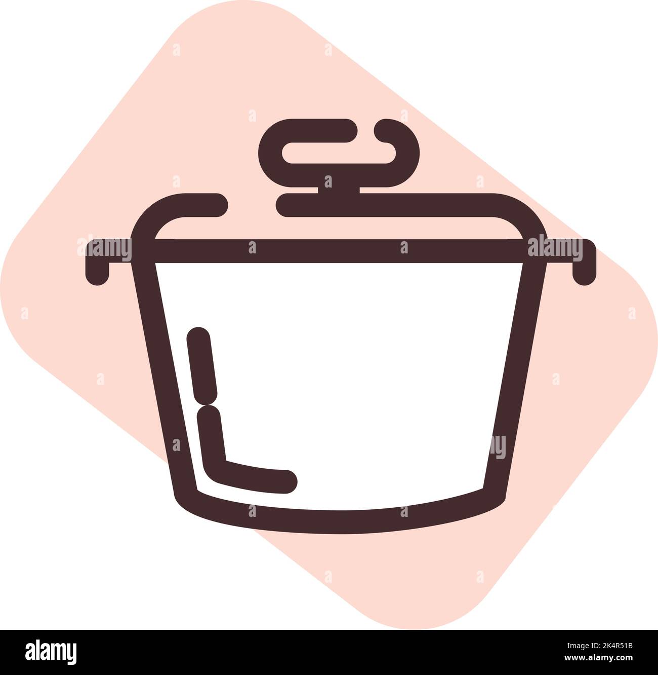 Kitchen cooker, illustration, vector on a white background Stock Vector ...