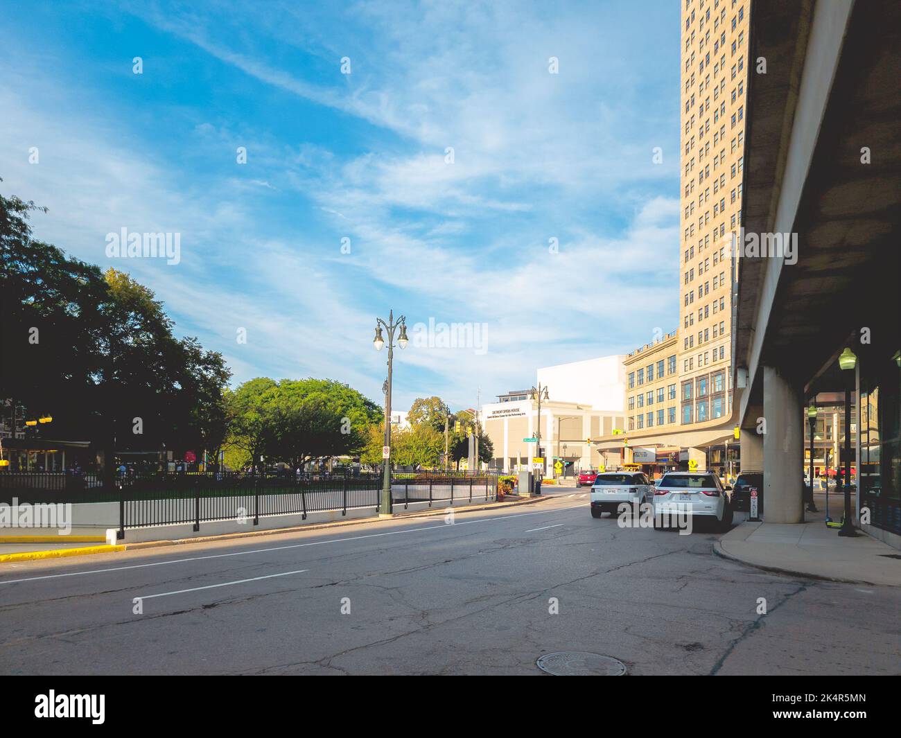 Detroit, Michigan - Sep 10, 2022: Landscape Wide View of Clifford ...