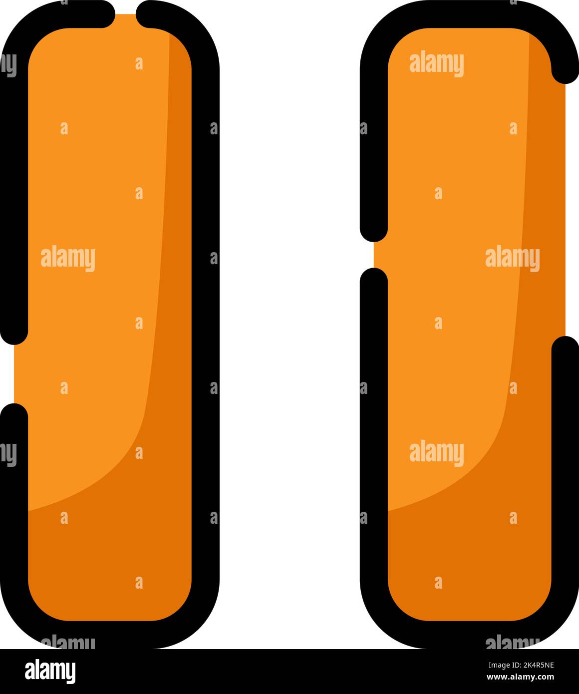 Mobile call on hold, illustration, vector on a white background Stock ...