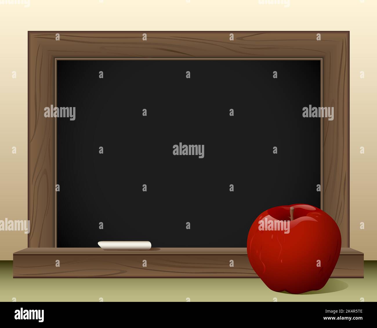 Apple classroom Stock Vector Images - Alamy