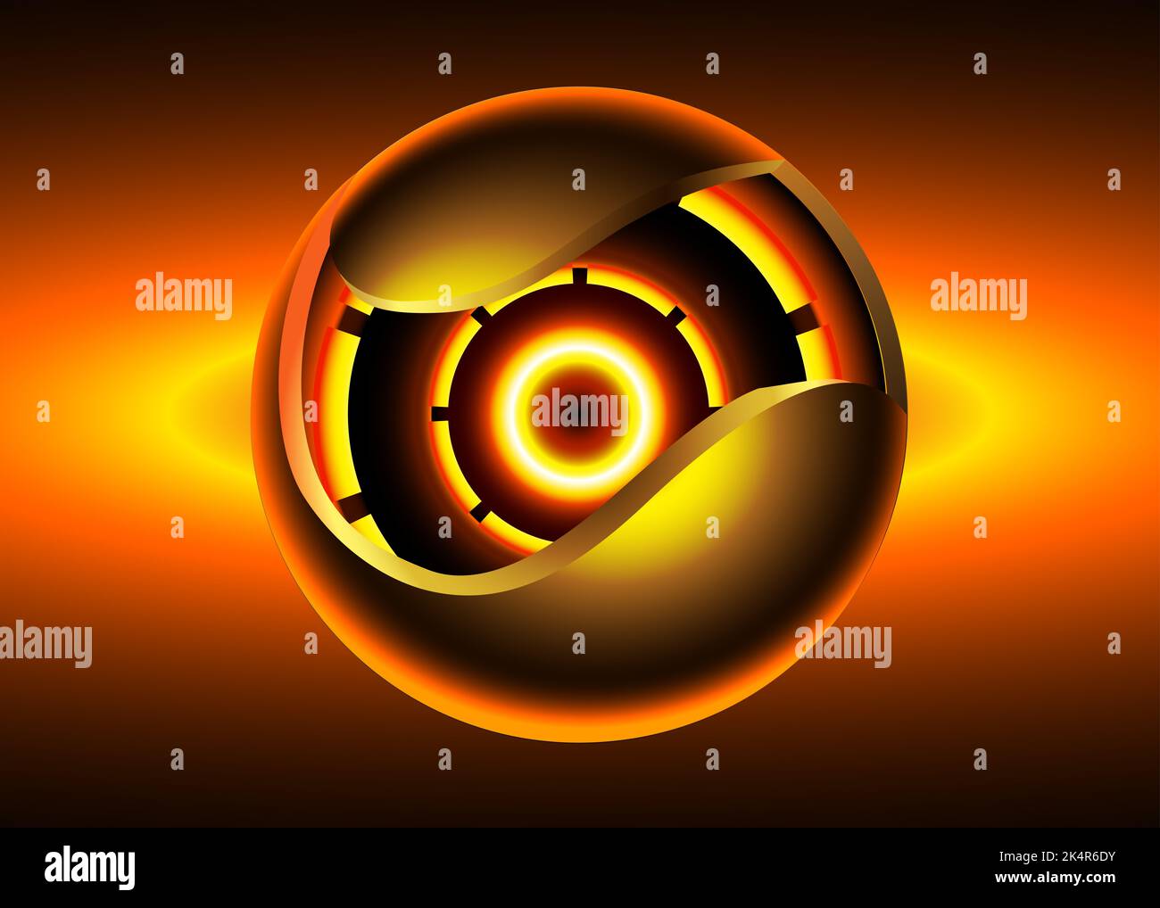 Beautiful Aesthetic power core Wallpaper or Background Stock Photo - Alamy