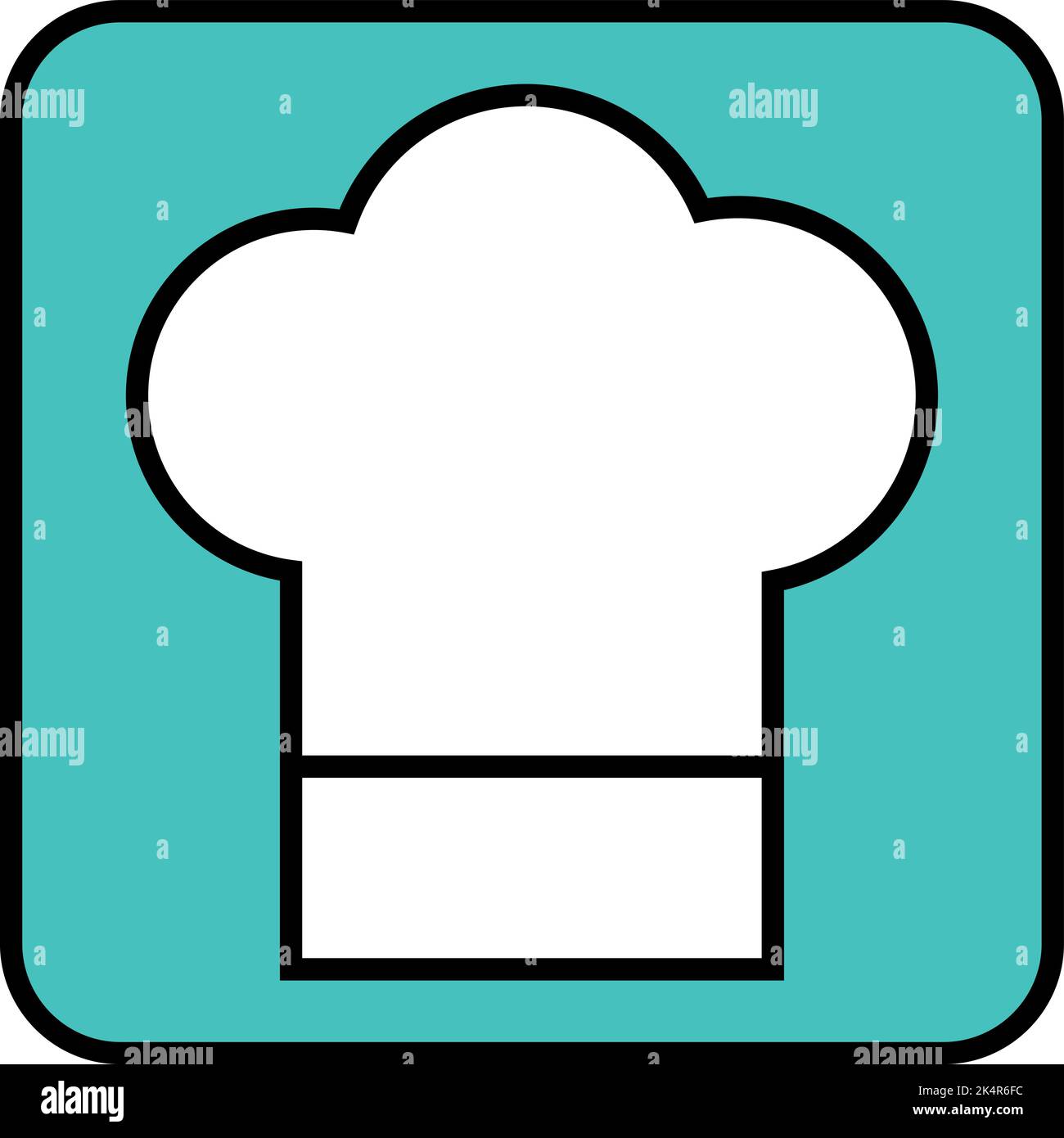 Cooks hat, illustration, vector on a white background Stock Vector ...