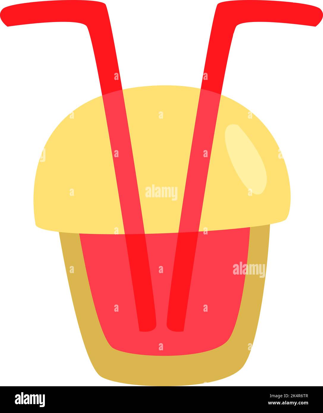 Love drink, illustration, vector on a white background Stock Vector ...