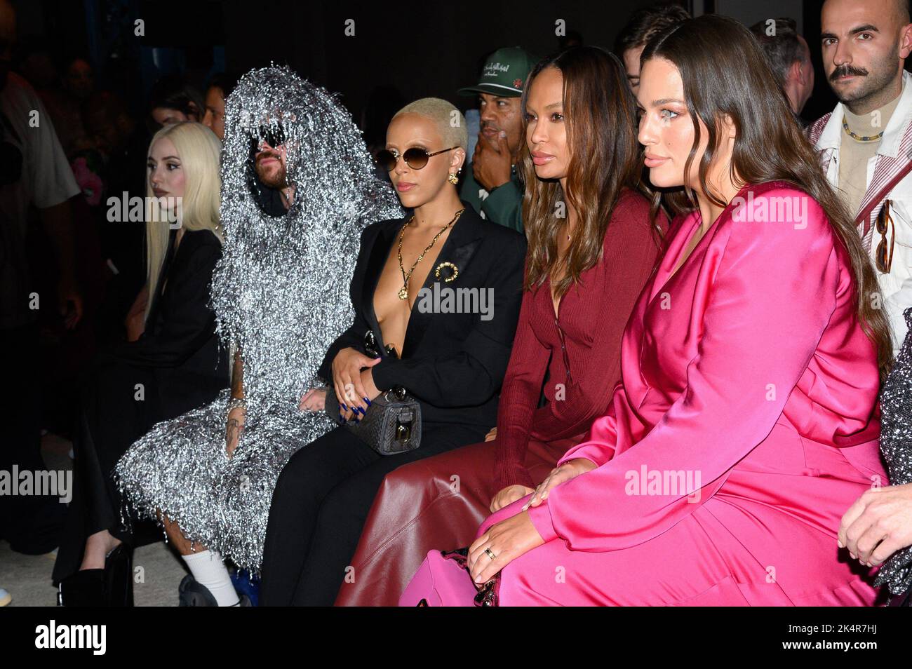 Paris, France. October 03, 2022, Doja Cat, Joan Smalls and Ashley ...