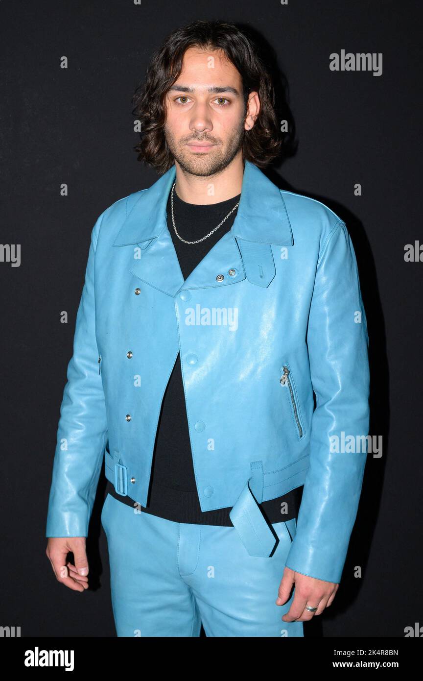 Paris, France. October 03, 2022, Max Baldry attends the Lanvin ...