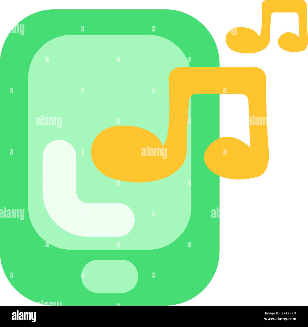 Smartphone audio playlist Cut Out Stock Images & Pictures - Alamy