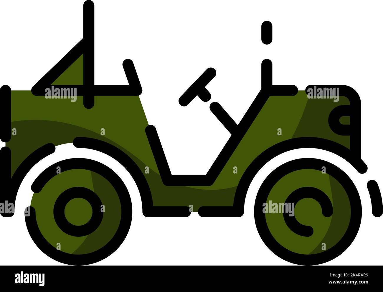 Sign on military vehicle Stock Vector Images - Alamy