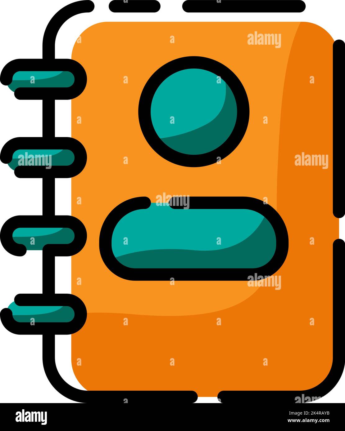 Mobile contacts, illustration, vector on a white background Stock ...