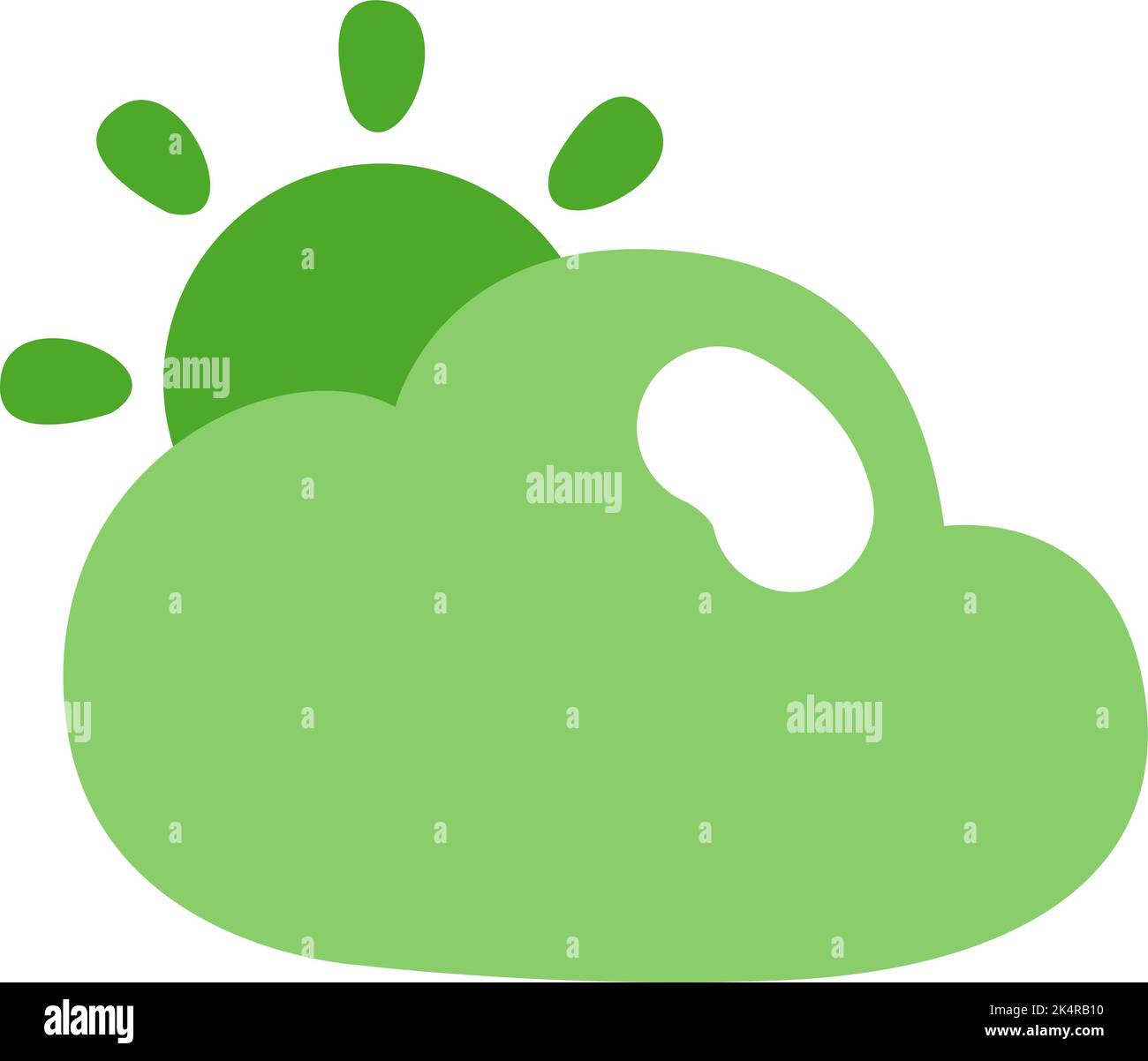 Sun on horizon Stock Vector Images - Alamy