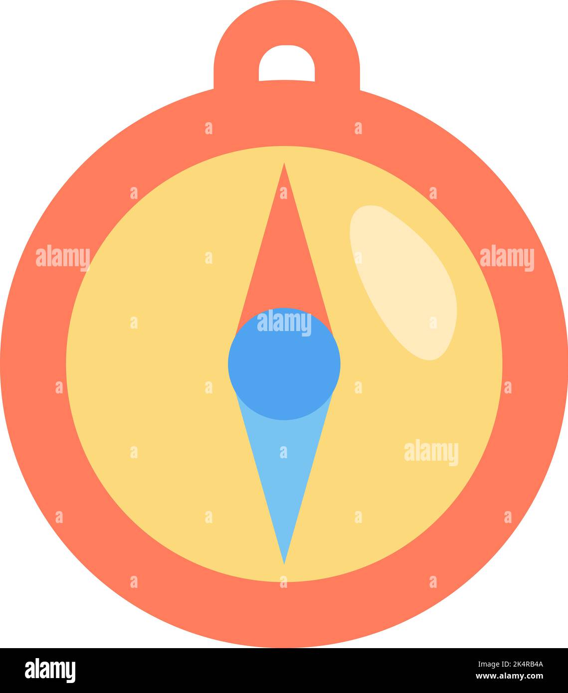 Ocean compass, illustration, vector on a white background Stock Vector ...